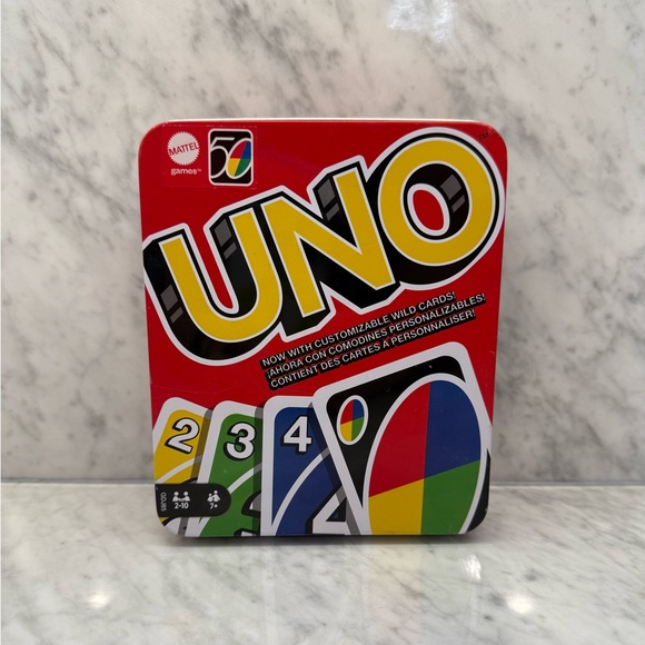 Mattel | Toys | Mattel Uno Card Game In Tin | Poshmark